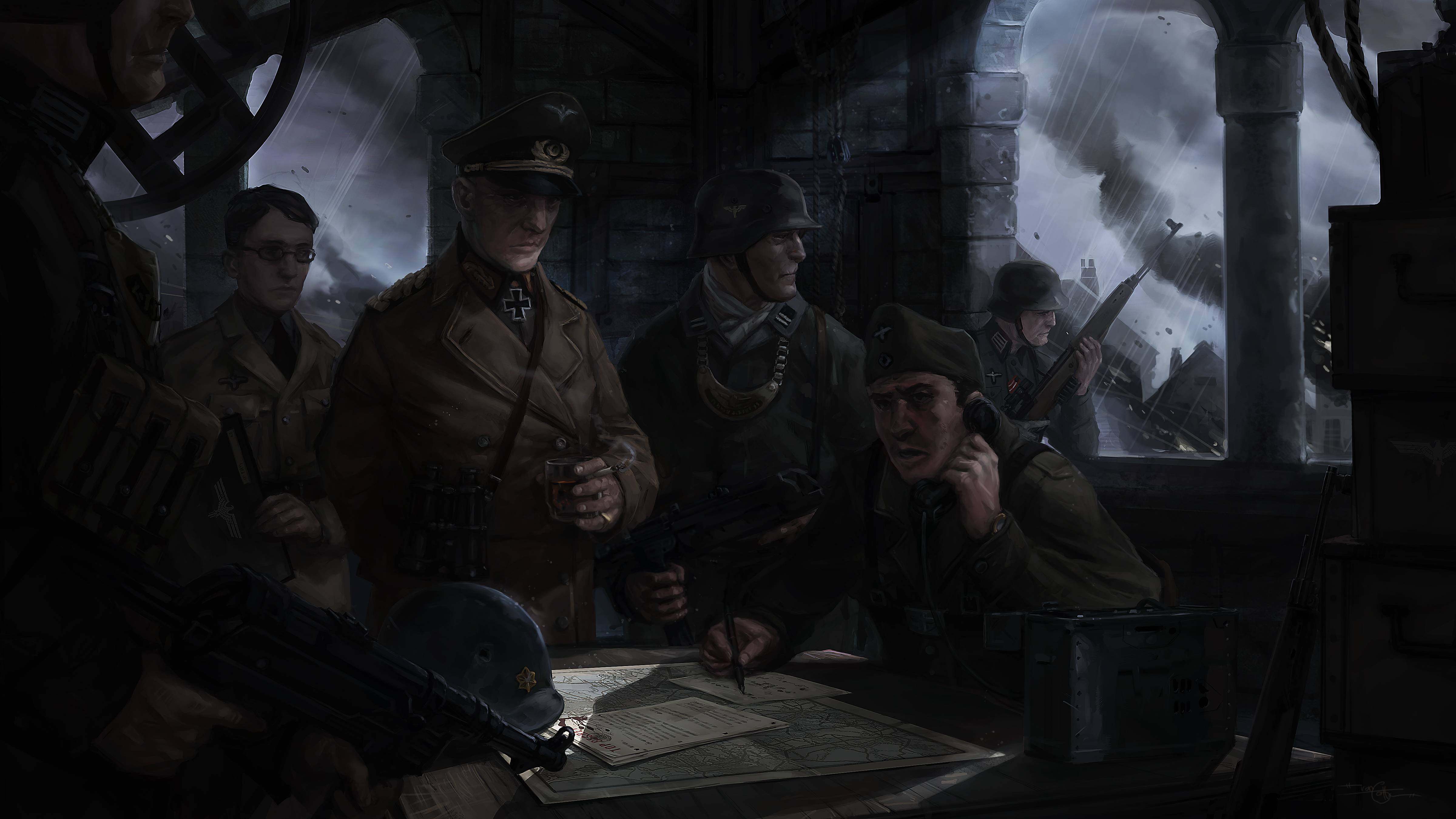 HandG_ConceptArt_German_Generals_002 - Shooter-sZene